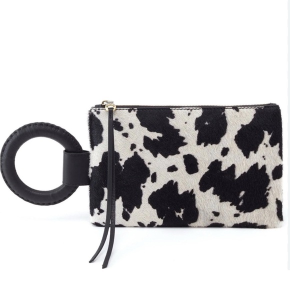 HOBO | Bags | Hobo Storm Wristlet Calf Cow Print Nwt | Poshmark